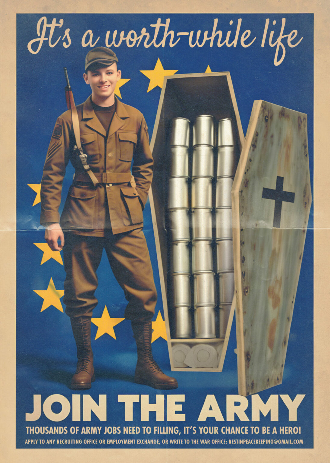 “Rest In PeaceKeeping” WW3 Propaganda – Francesco Tortorella Studio
